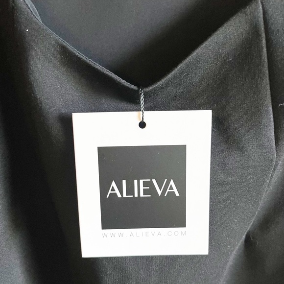 Alieva | Dresses | Nwt Alieva Elvia One Sleeve Black One Shoulder ...